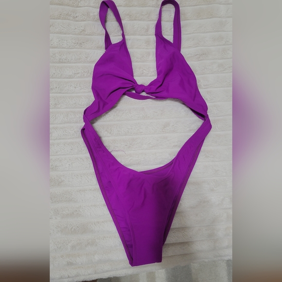 Swim | Matte Collection Purple Swimsuit | Poshmark